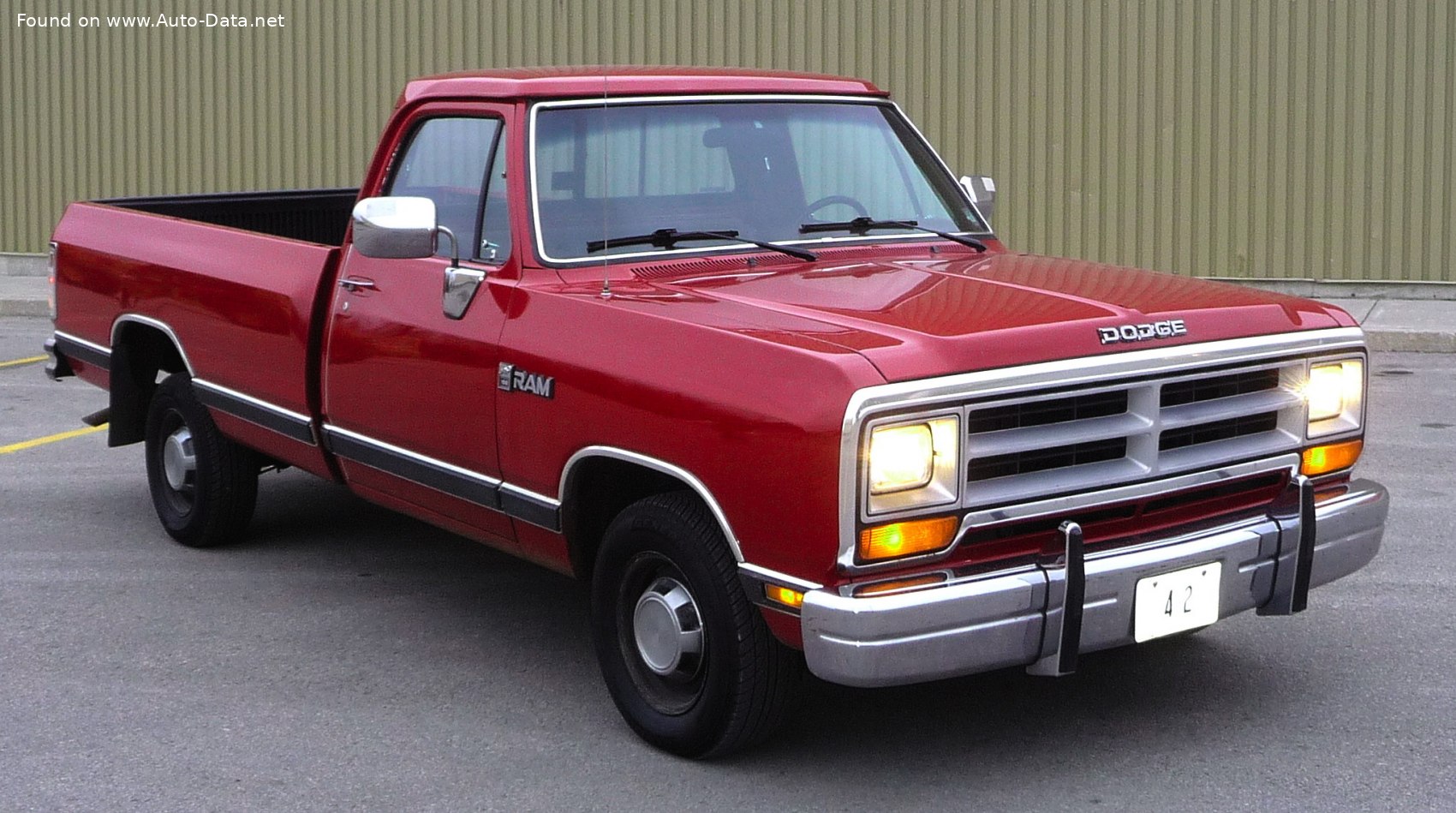 1981 Dodge Ram 1500 I (D/W) 5.2L V8 (125 PS) | Technische Daten ...