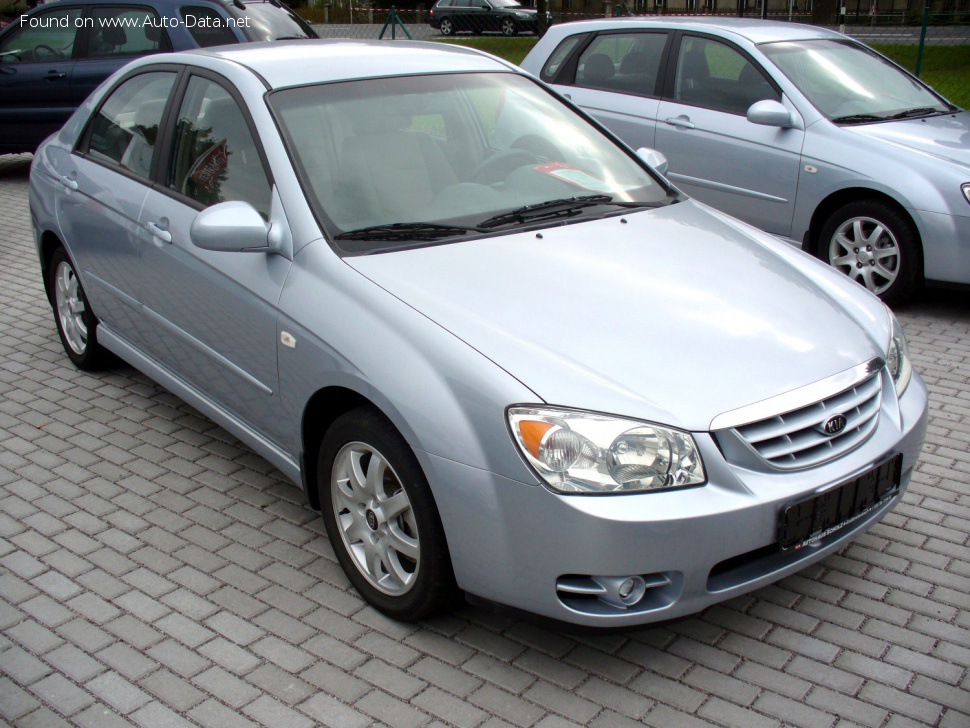 2004 Kia Cerato I Sedan 1 6 105 Hp Technical Specs Data Fuel