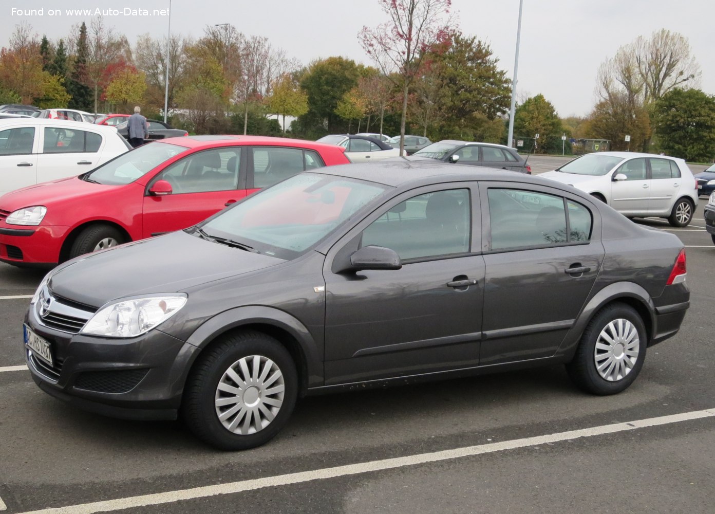 2007 Opel Astra H Sedan 1.8i 16V (140 Hp) | Technical specs, data, fuel ...