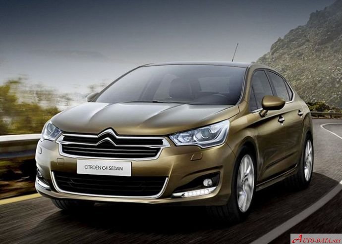2012 Citroen C4 L Sedan (Phase I, 2012) 1.6 VTi 16V (116 Hp ...