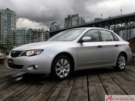2008 Subaru Impreza III Sedan 2.0R (150 Hp) AWD | Technical specs, data ...