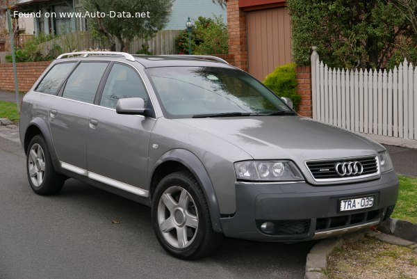 2000 Audi A6 Allroad quattro (4B,C5) 2.7 T V6 (250 CV) quattro | Ficha técnica y consumo , Medidas