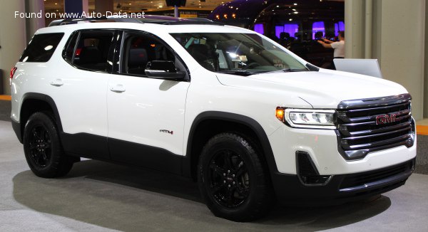 2020 GMC Acadia II (facelift 2020) | Ficha técnica, Consumo, Medidas