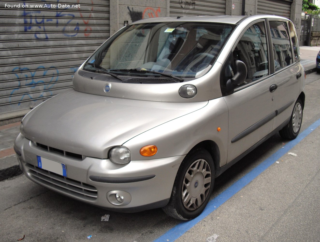 1999 Fiat Multipla (186) 1.6 16V (103 CV) | Ficha técnica y consumo ...