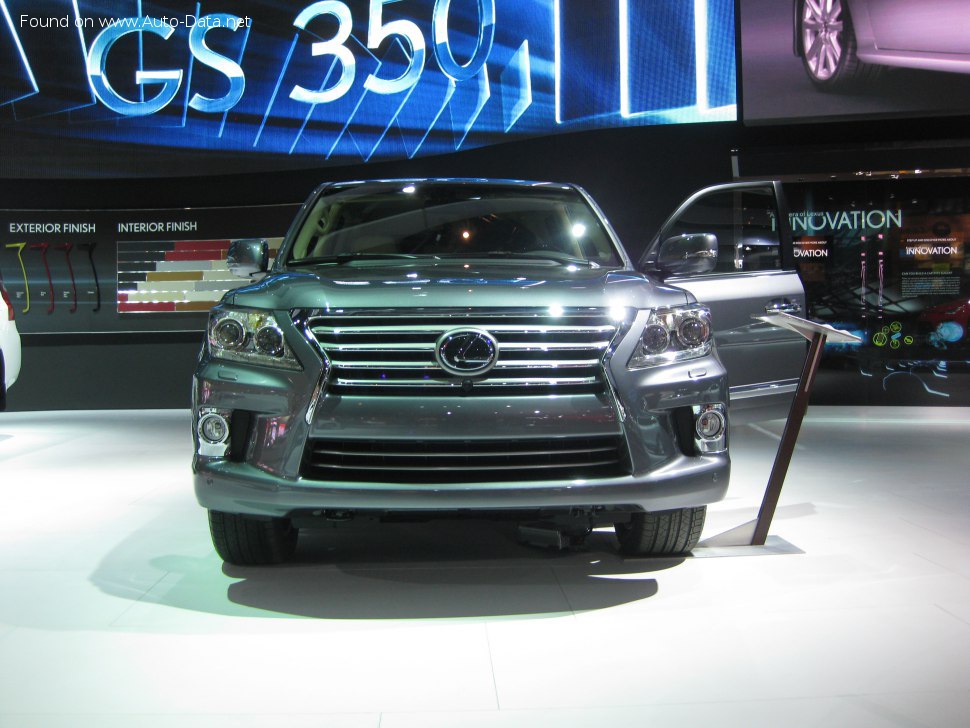 2012 Lexus LX III (facelift 2012) 570 V8 (383 Hp) AWD Automatic ...